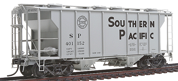 Kadee - PS2 2-Bay Covered Hopper - Southern Pacific #401152 (light gray ...