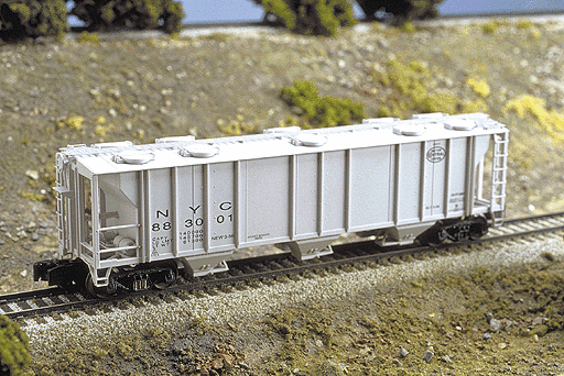 S Helper - PS2 3-Bay Covered Hopper - New York Central #1 - 641-280