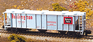 S Helper - PS2 3-Bay Covered Hopper - Chicago, Burlington & Quincy #2 ...