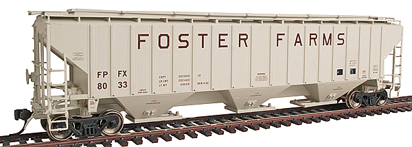 Intermount - PS2CD 4750 Cubic Foot 3-Bay Covered Hopper - Ready to Run ...