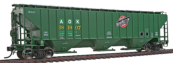 Intermount - PS2CD 4750 Cubic Foot 3-Bay Covered Hopper - Ready to Run ...