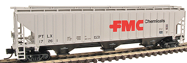Intermount - PS2CD 4750 Cubic Foot 3-Bay Covered Hopper - Ready to Run ...