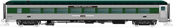 Rapido - Pullman-Bradley 72-Seat Coach No Skirts - Ready to Run - Penn ...
