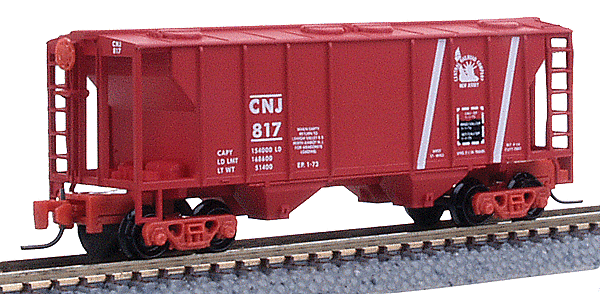 MicroTrain - Pullman-Standard 2-Bay Covered Hopper - Central of New ...