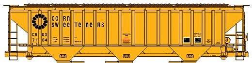 Accurail - Pullman-Standard 4750 3-Bay Covered Hopper - Kit - Corn ...