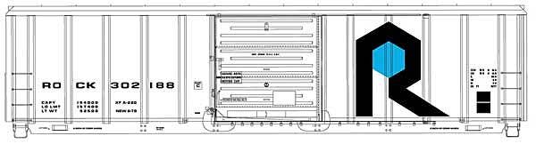 Intermount - Pullman-Standard 5277 Cu.Ft. Exterior-Post Boxcar - Ready ...