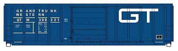 Intermount - Pullman-Standard 5277 Cu.Ft. Exterior-Post Boxcar - Ready ...