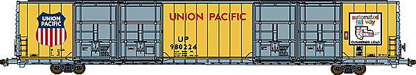 Bluford - Pullman-Standard 86' AutoParts Quad-Door Boxcar, Assembled ...