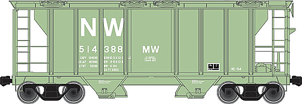 Atlas Trnm - Pullman-Standard PS-2 2-Bay Covered Hopper - Ready to Run ...