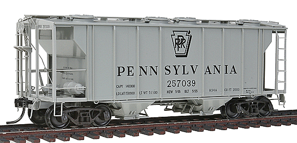 Kadee - Pullman-Standard PS-2 Two-Bay Covered Hopper - Ready to Run ...