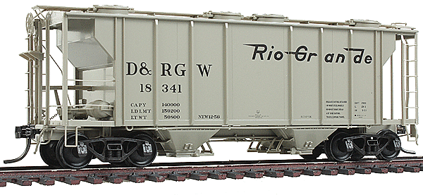 Kadee - Pullman-Standard PS-2 Two-Bay Covered Hopper - Ready to Run ...
