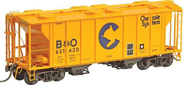 Kadee - Pullman-Standard PS-2 Two-Bay Covered Hopper - Ready to Run ...