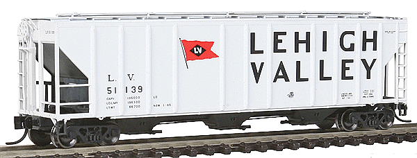 ExactRail - Pullman-Standard PS-2CD 3-Bay Covered Hopper - Ready to Run ...