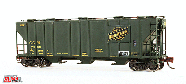 BLMA - Pullman-Standard PS-2CD 4000 Cubic Foot Covered Hopper - Ready to Run - Chicago Great ...