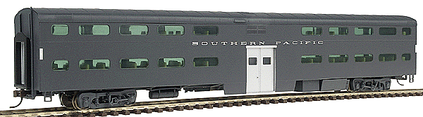 Walthers - Pullman-Standard SP Style Bilevel Commuter Car - Assembled - Southern Pacific (gray ...