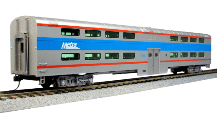 Kato - Pullman Bi-Level 4-Window Coach - Ready to Run - Chicago Metra ...