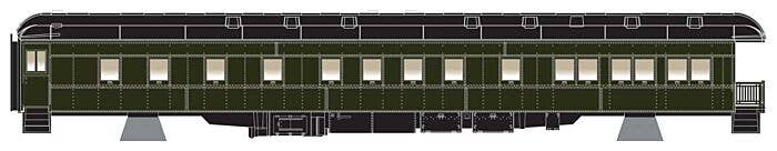 MicroTrain - Pullman Heavyweight 3-2 Observation Chapel Car with Fa ade ...