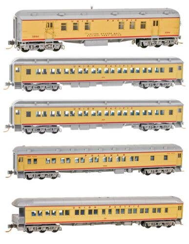 MicroTrain - Pullman Heavyweight 5-Car Set - Ready to Run - Union ...
