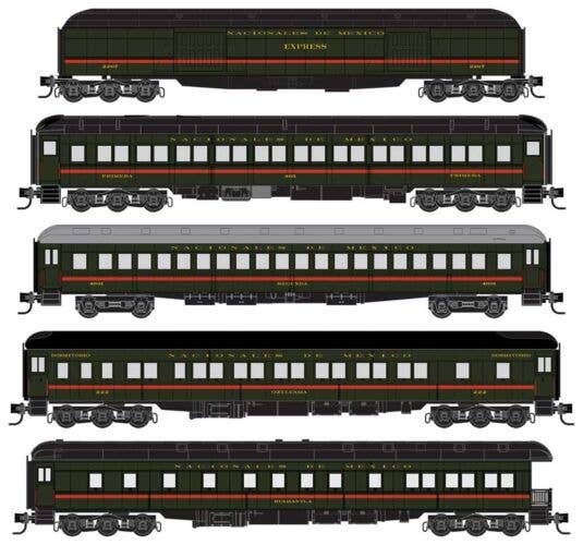 MicroTrain - Pullman Heavyweight 5-Car Train - Ready to Run ...