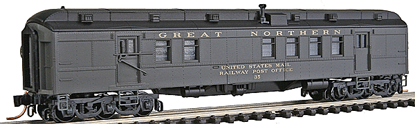 MicroTrain - Pullman Heavyweight 60' Railroad Post Office - Ready to ...