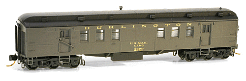 MicroTrain - Pullman Heavyweight 60' Railroad Post Office - Ready to ...