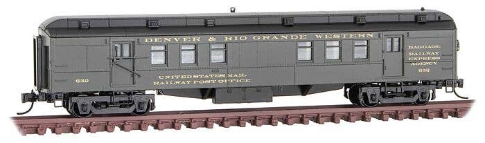 MicroTrain - Pullman Heavyweight 60' Railroad Post Office - Ready to ...