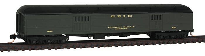 MicroTrain - Pullman Heavyweight 70' Baggage Car - Ready to Run - Erie ...