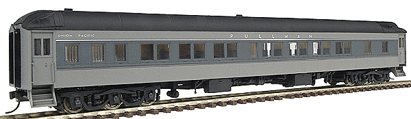 Walthers - Pullman Heavyweight 8-1-2 Sleeper - Ready to Run - Union Pacific(R) (gray) - 932-10055