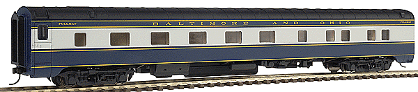 Walthers - Pullman Standard 10-5 Sleeper - Assembled - Baltimore & Ohio - 932-16745