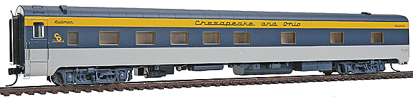 Walthers - Pullman Standard 10-6 Sleeper - Ready to Run - Chesapeake ...