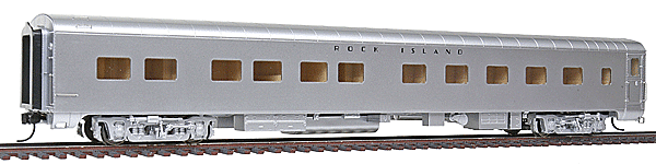 Walthers - Pullman Standard 10-6 Sleeper - Ready to Run - Rock Island (silver) - 932-9390