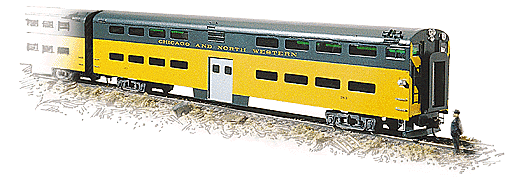 Walthers - Pullman Standard Bilevel Cab Car/Coach (Ready to Run ...