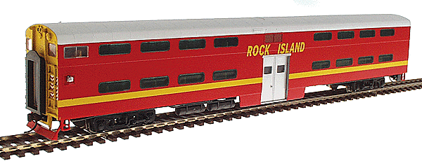 Walthers - Pullman Standard Bilevel Cab Car/Coach (Ready to Run) - Rock ...
