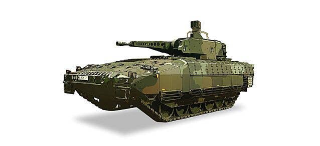 Herpa - Puma Tank - Assembled - German Army (Camouflage, green, brown ...