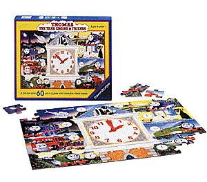 Train Enthusiast Vendors - Puzzle - Thomas The Tank Engine Clock Puzzle ...