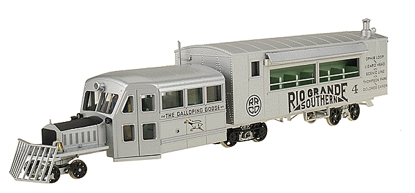 PCM - Railcar Galloping Goose, Passenger Body; Powered, No Sound - Rio ...