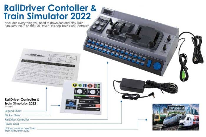 PI Eng - RailDriver Desktop Cab Controller with Train Sim World 2 - For ...