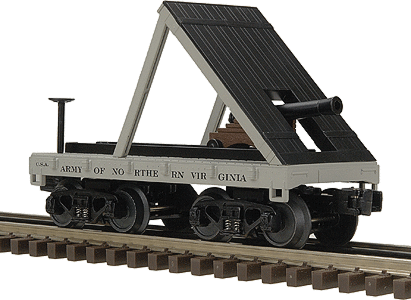 MTH - RailKing 19th Century Flatcar w/Cannon - Confederate Army "Army ...