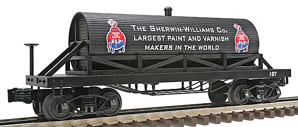 MTH - RailKing 19th Century Wooden Tank Car - Sherwin-Williams - 507 ...
