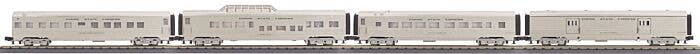 MTH - RailKing 4-Car 60' Streamlined ABS Passenger Set - New York ...