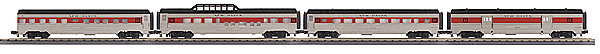 MTH - RailKing 4-Car 60' Streamlined ABS Passenger Set - New Haven ...