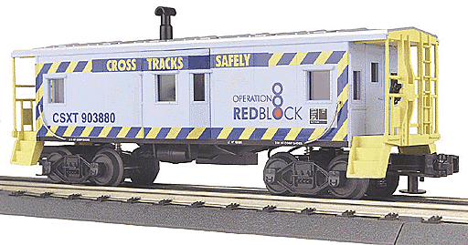 MTH - RailKing Bay Window Caboose - CSX - 507-307780