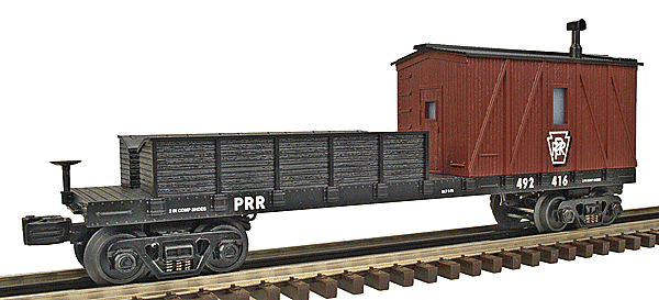 MTH - RailKing Crane Tender Car - Pennsylvania - 507-3079152