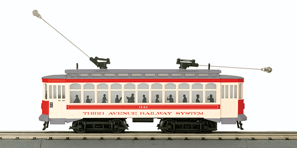MTH - RailKing Diesel Brill Semi-Convertible Trolley, Powered w/Proto ...