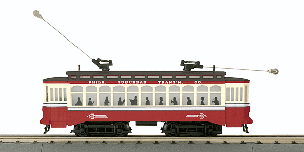MTH - RailKing Diesel Brill Semi-Convertible Trolley, Powered w/Proto ...