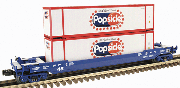 MTH - RailKing Husky Stack Car - Popsicle - 507-3076172
