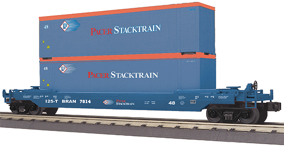 MTH - RailKing Husky Stack Car - Pacer Stacktrain - 507-3076321