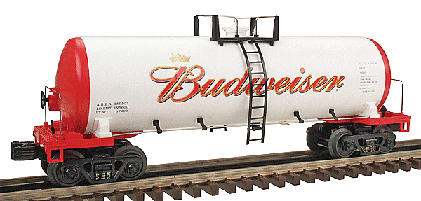 MTH - RailKing Modern Tank Car - Budweiser - 507-3073226
