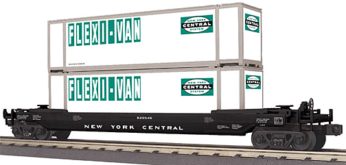 MTH - RailKing(R) Husky Stack Intermodal Well Car- 3-Rail - Ready to ...