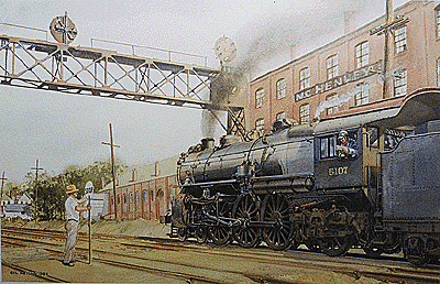 Gil Reid - Railroad Art Print - Great Trains of America Collection ...